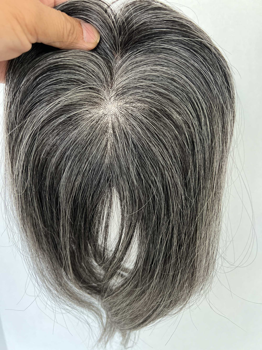 Salt and Pepper Grey Hair Toppers – Apexhairs