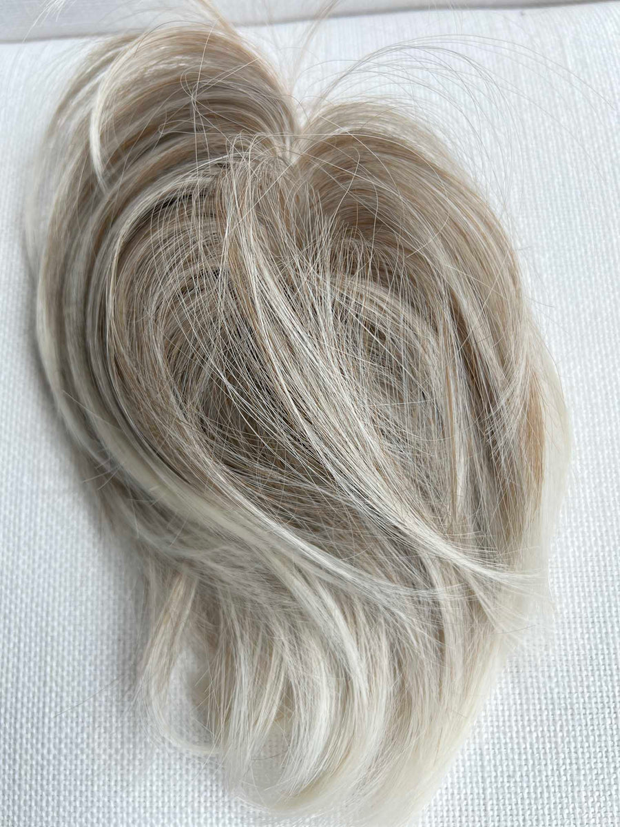 Gray Hair Pieces |Blonde Mixed Gray Hair pieces – Apexhairs