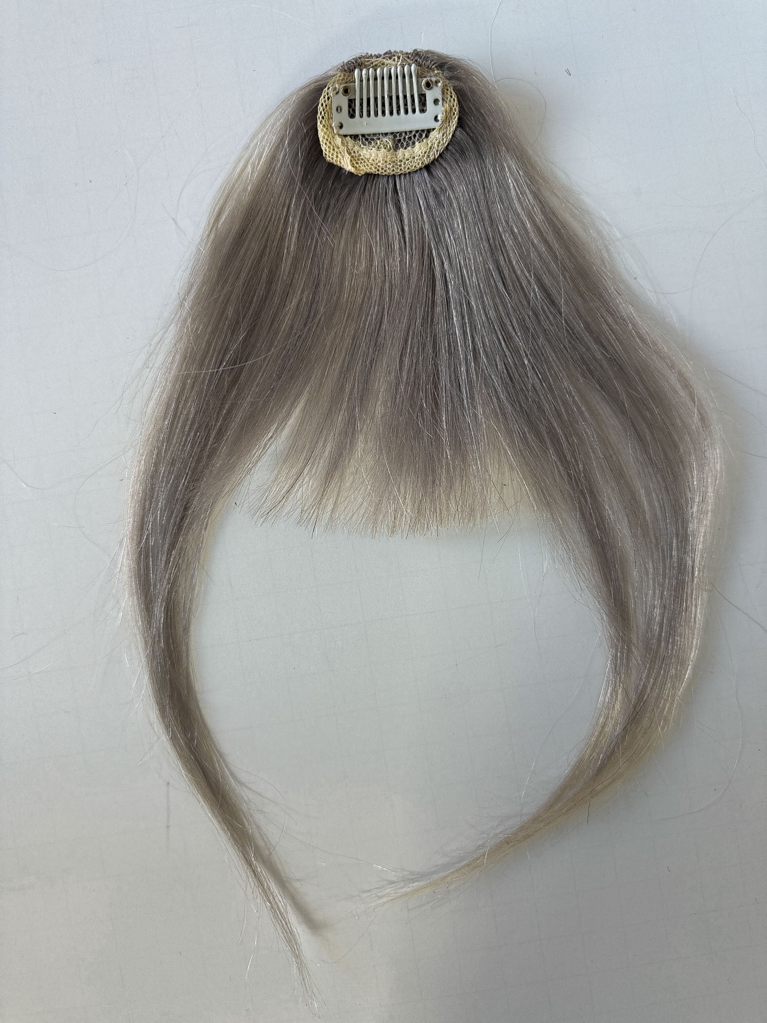Gray Clip In Bangs – Apexhairs