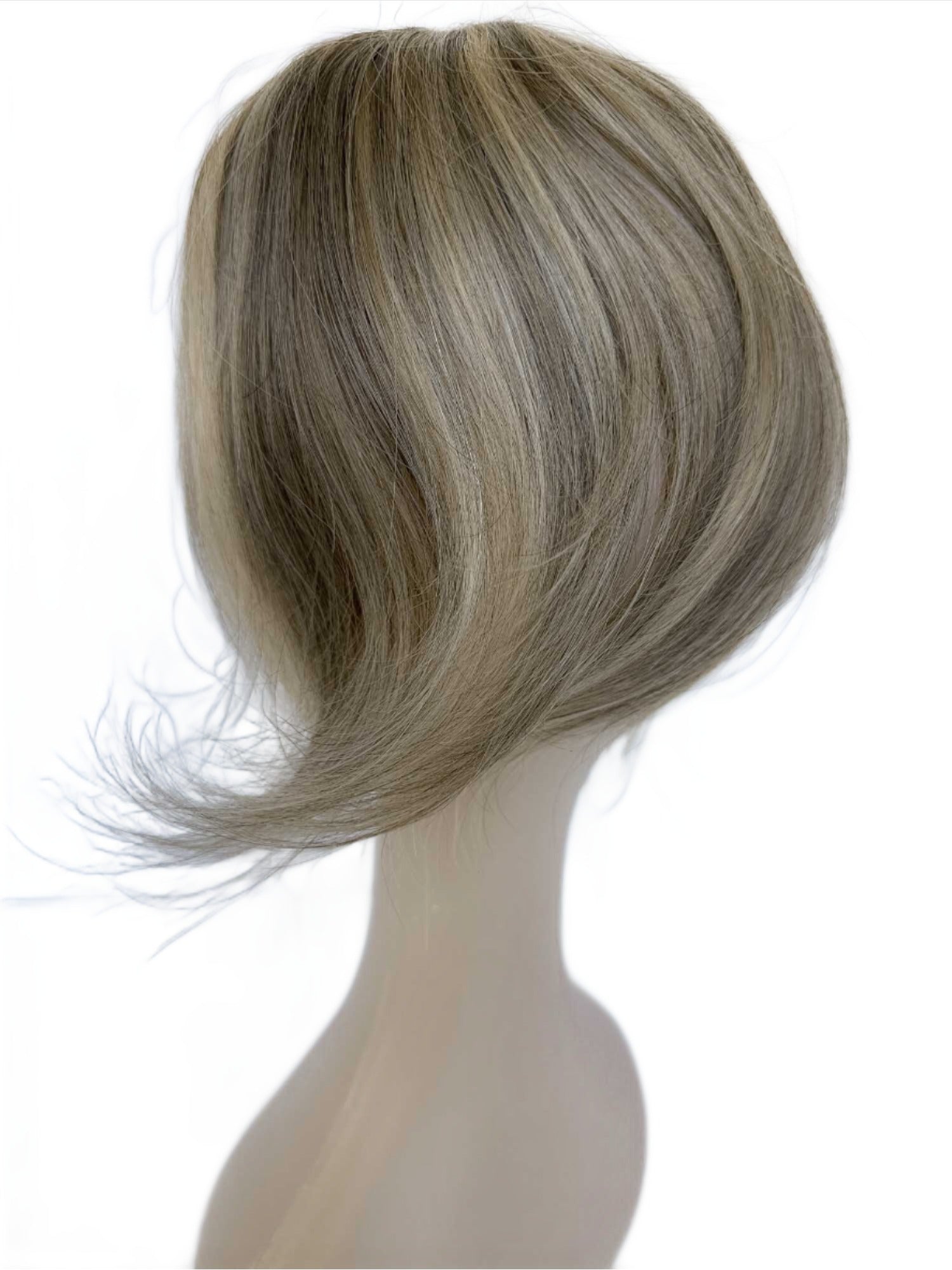 Hair Topper for Thinning Crown |Crown Topper Brown Blonde Mix Hair ...