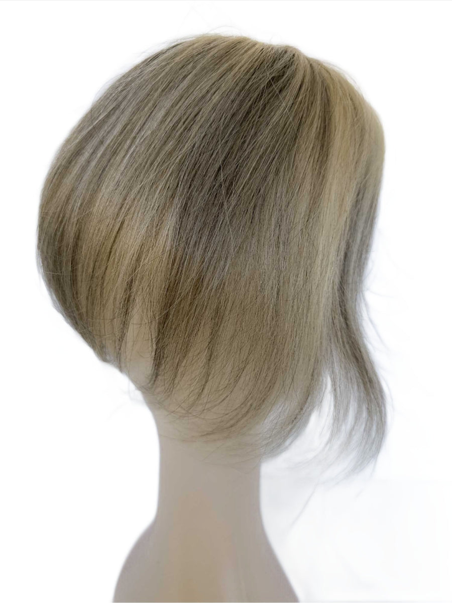Hair Topper for Thinning Crown |Crown Topper Brown Blonde Mix Hair ...