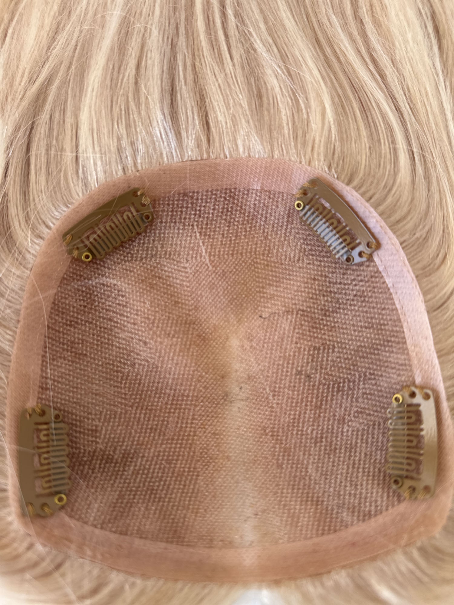 Blonde Hair Topper|Platinum Clearest Blonde | #60 – Apexhairs