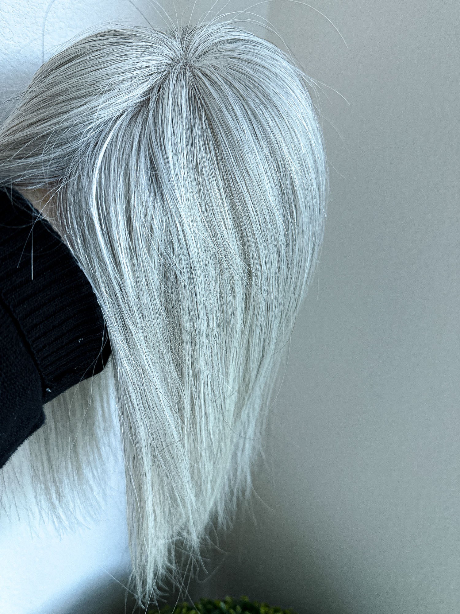 Light Grey Topper|Grey Hair Toppers for Thinning Hair – Apexhairs