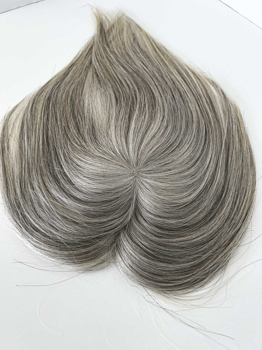 Ladies' Hair Toppers|Hair Toppers for Women Light Grey Mix – Apexhairs