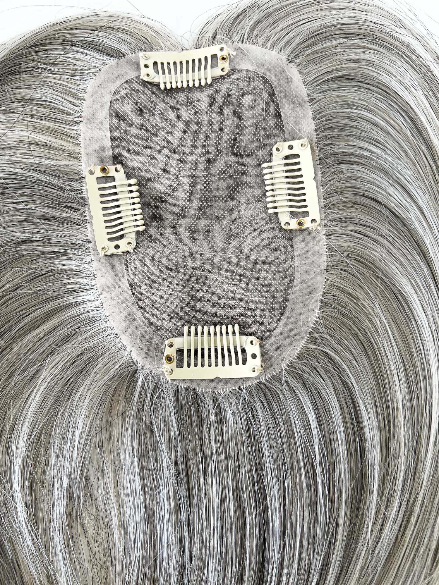 Ladies' Hair Toppers|Hair Toppers for Women Light Grey Mix – Apexhairs