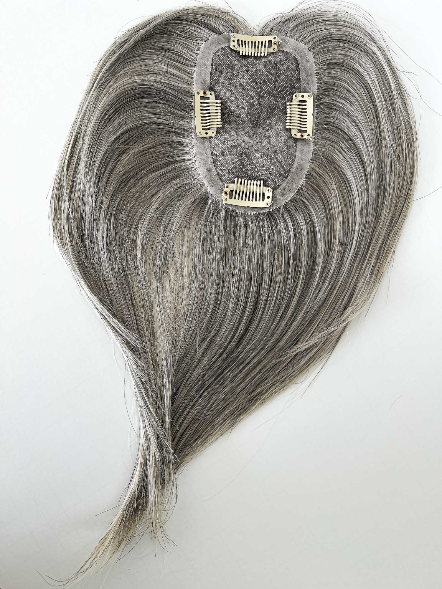 Ladies' Hair Toppers|Hair Toppers for Women Light Grey Mix – Apexhairs