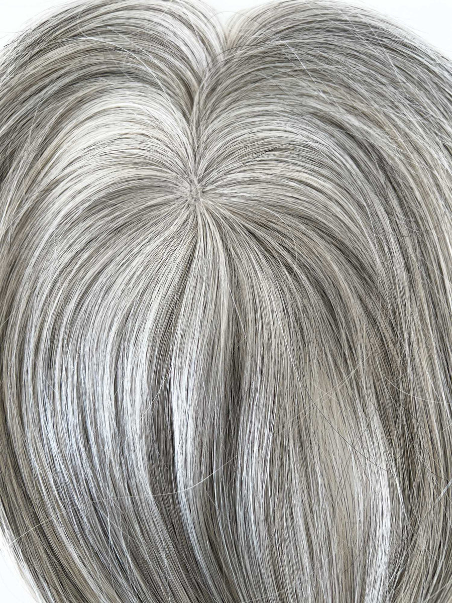 Ladies' Hair Toppers|Hair Toppers for Women Light Grey Mix – Apexhairs
