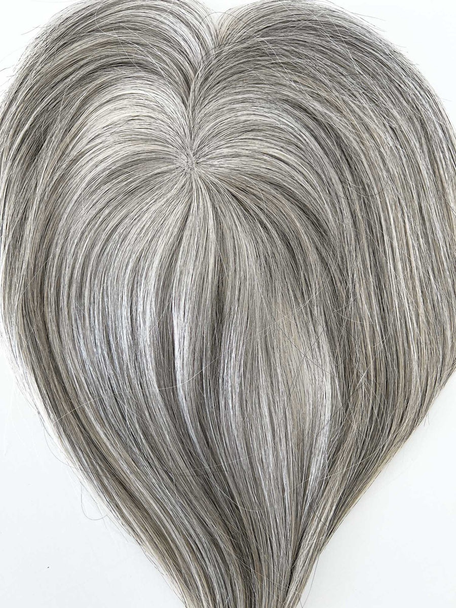 Ladies' Hair Toppers|Hair Toppers for Women Light Grey Mix – Apexhairs
