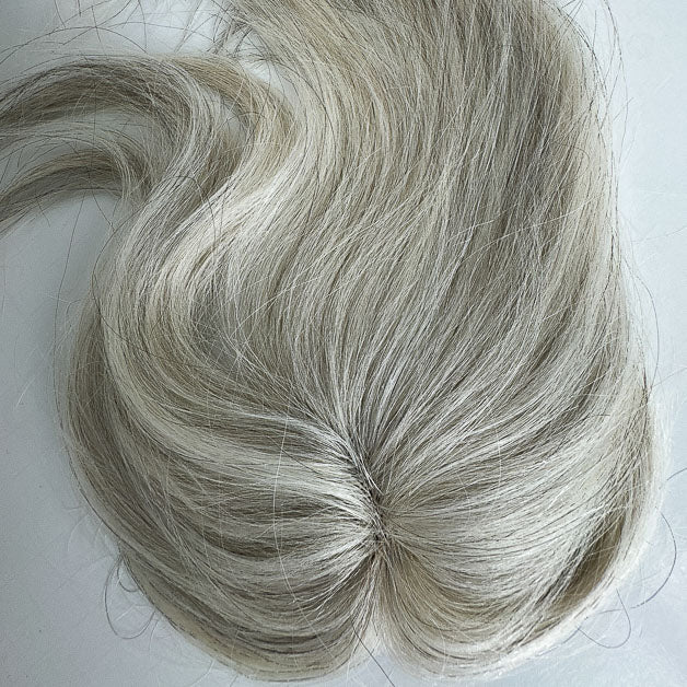 Mini Hair Topper Silver Grey White Hair – Apexhairs