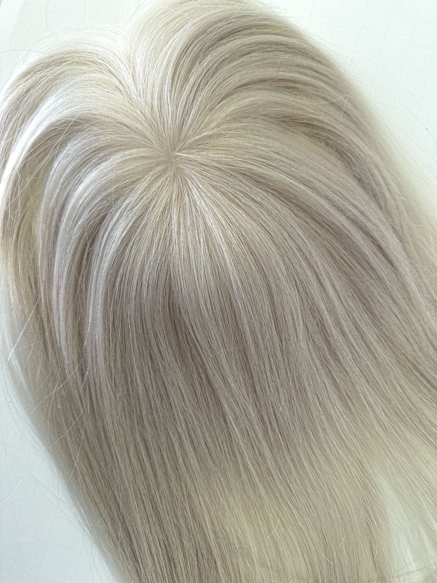 Human Hair Toppers for Womens White Blonde – Apexhairs