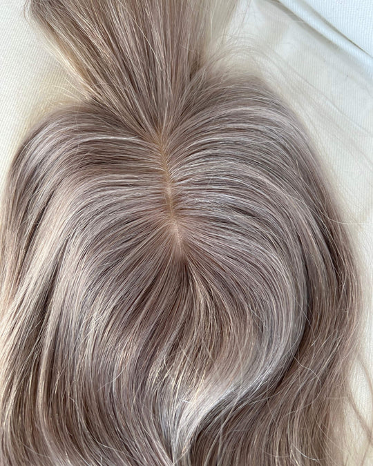 Hair Toppers for Women Grey Hair| Gray Hair Toppers – Apexhairs