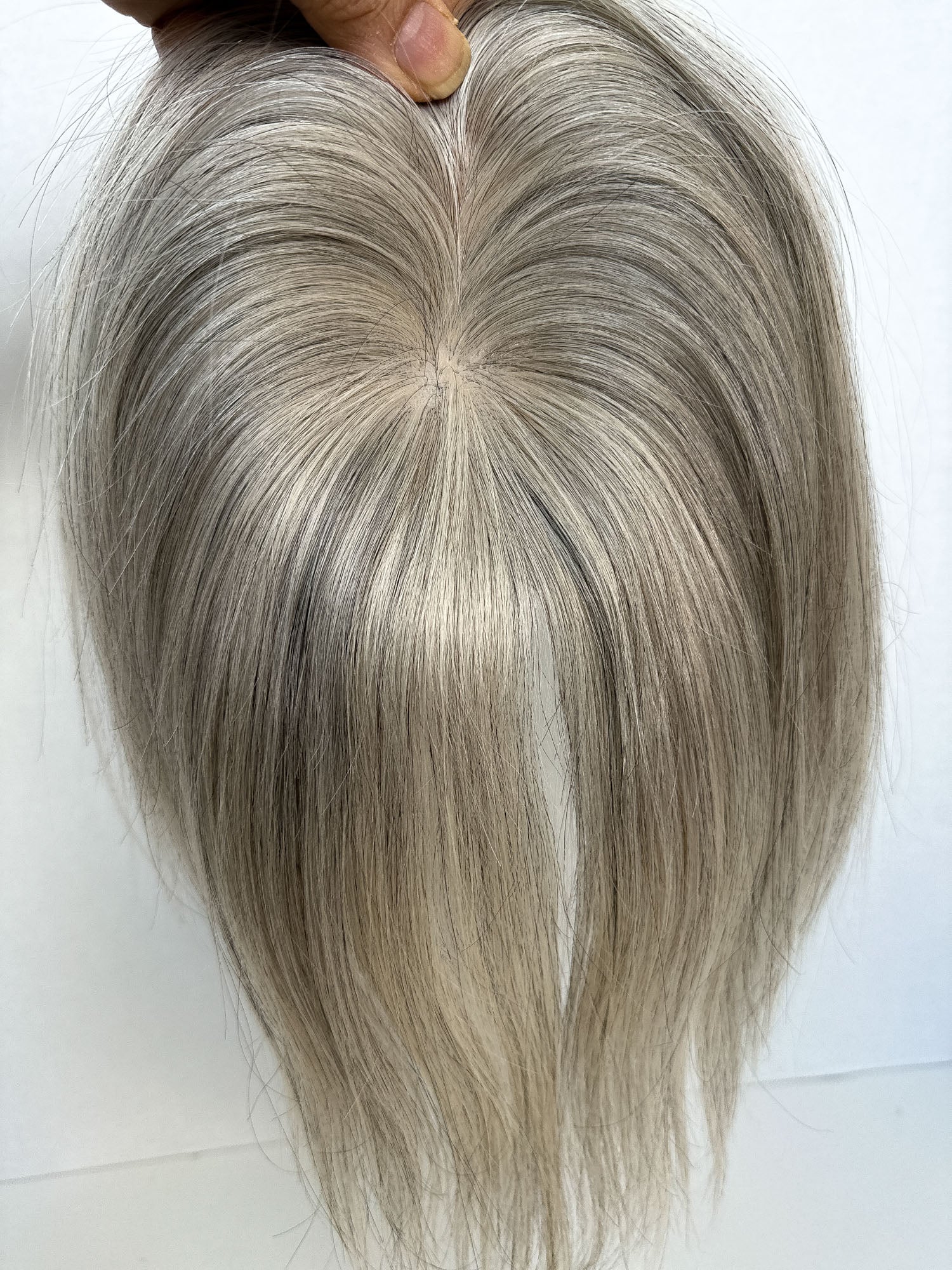 Salt and Pepper Grey Hair Toppers | Light Grey – Apexhairs
